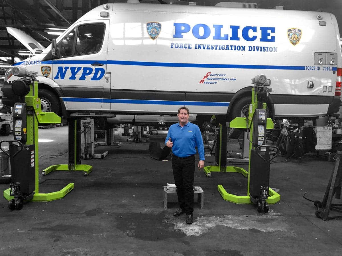 Cable Battery-Powered Mobile Column Lifts | CB | ARI-HETRA