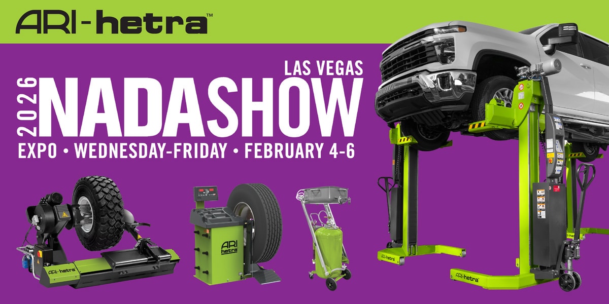 ARI-hetra Showcasing Hydraulic-Free Mobile Column Lifts at NADA 2026 ...